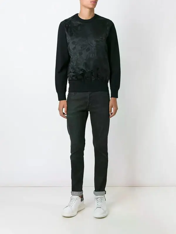 Alexander McQueen Skull Jacquard Sweatshirt