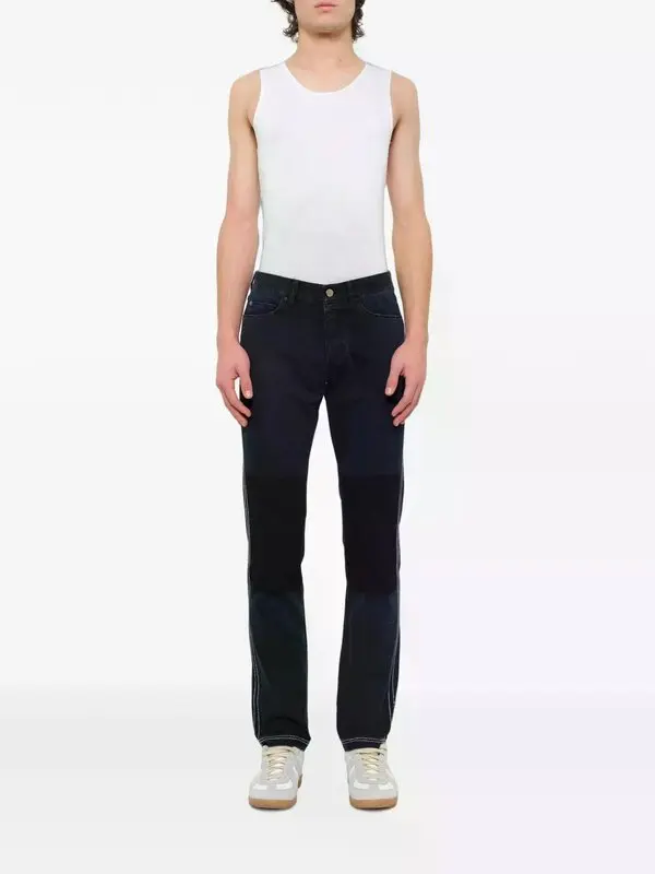 LANVIN Contrast Knee Jeans