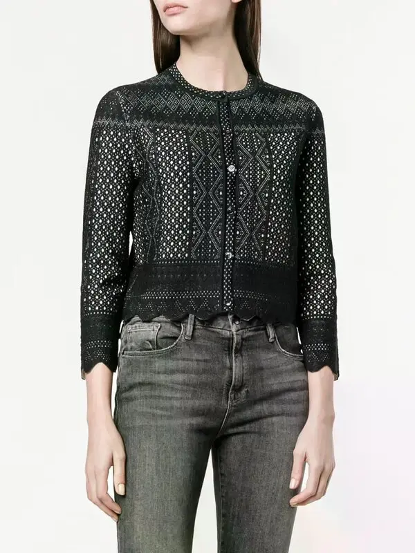 Alexander McQueen Cropped Cardigan