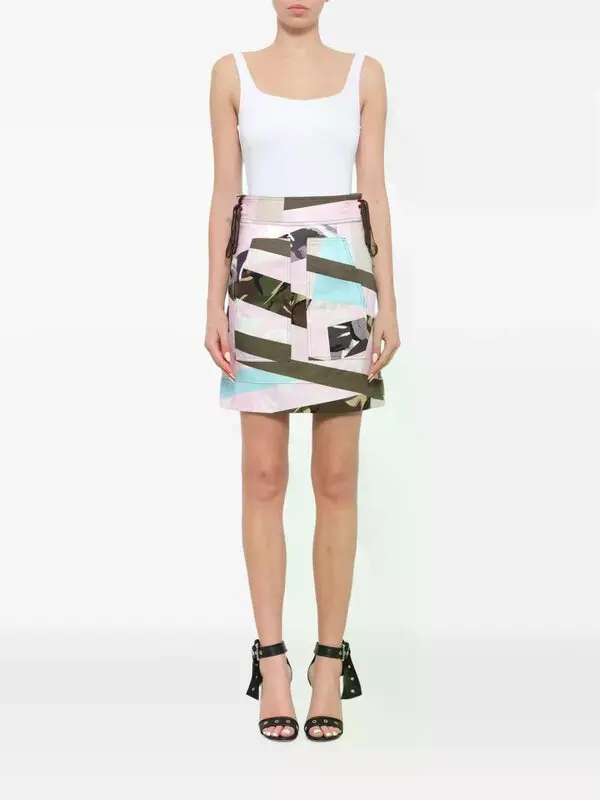 Kenzo Broken Camo Skirt - Multicolour