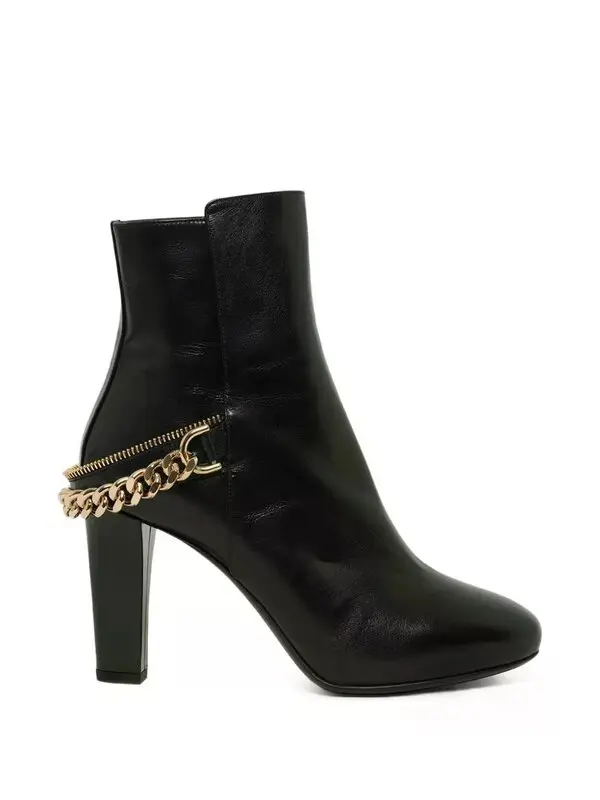 LANVIN Chain Detail Ankle Boots - Black