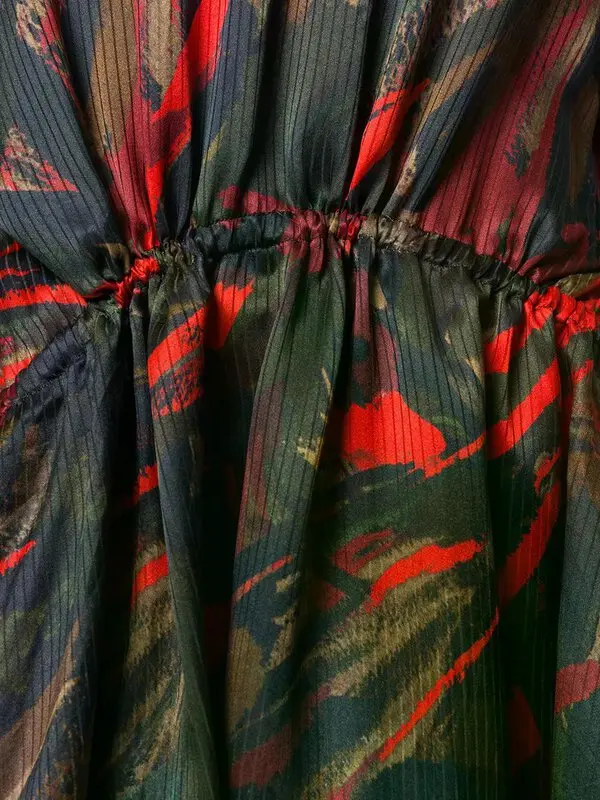 Balenciaga Hybrid V-neck Dress