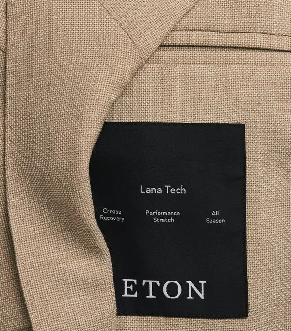 Eton Wool-blend Tech Blazer