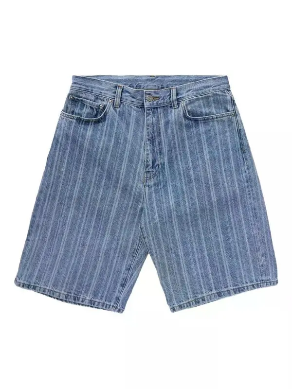 Carhartt Work In Progress Striped Denim Shorts