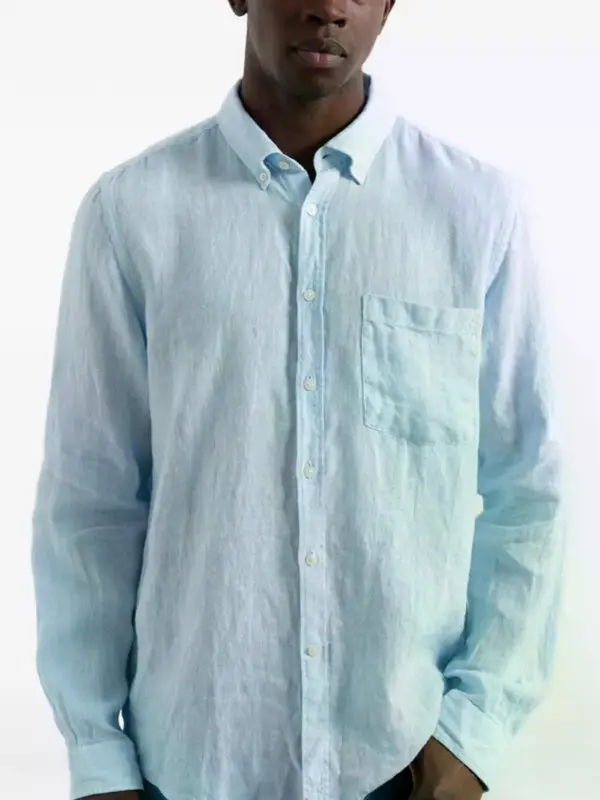 DEAN EDMONDS Button-down Chest-pocket Shirt