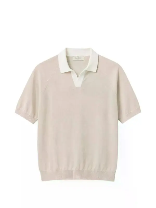 GRAN SASSO Raglan-sleeve Polo Shirt