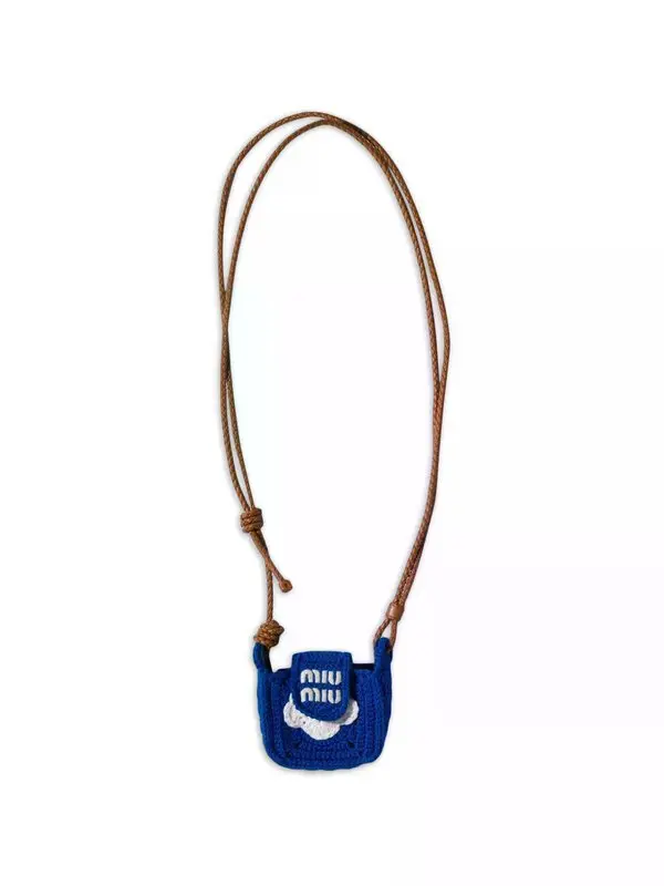 Miu Miu Crochet Earbuds Pouch