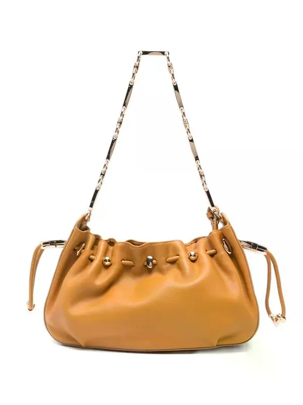 Zimmermann Halcyon Ruched Chain-link Shoulder Bag
