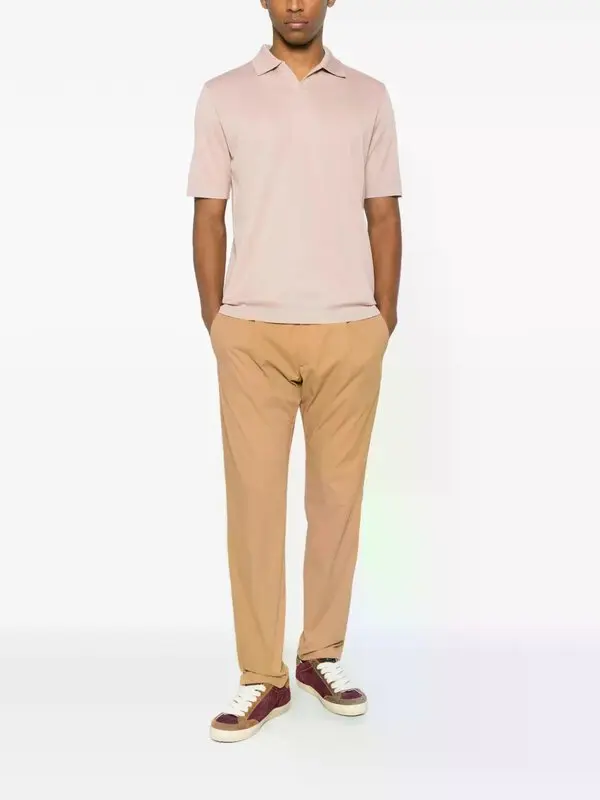 Herno Pleated Straight-leg Trousers