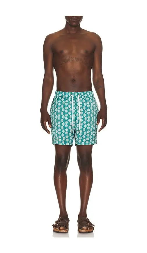 Onia Charles 5 Swim Trunk - Green
