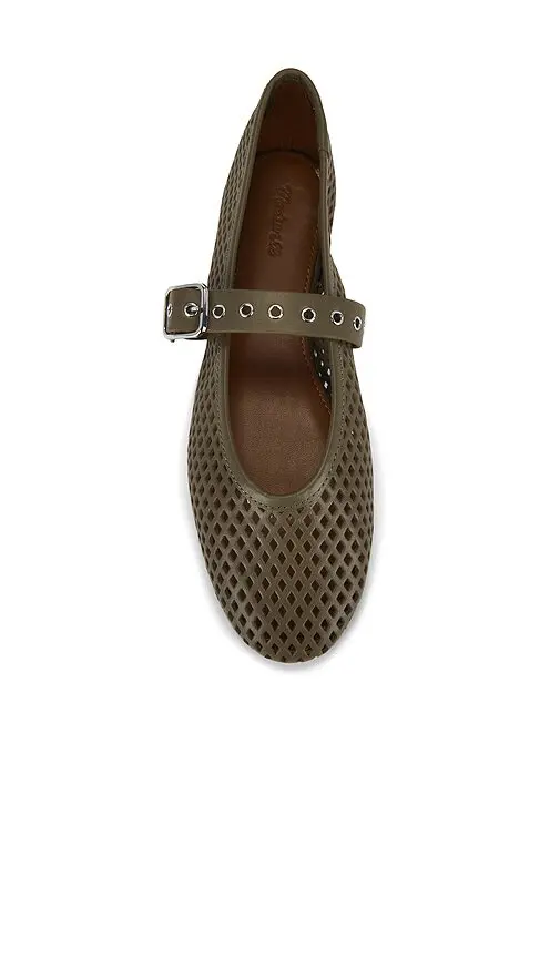 Madewell Perforated Remy Mary Jane Flat