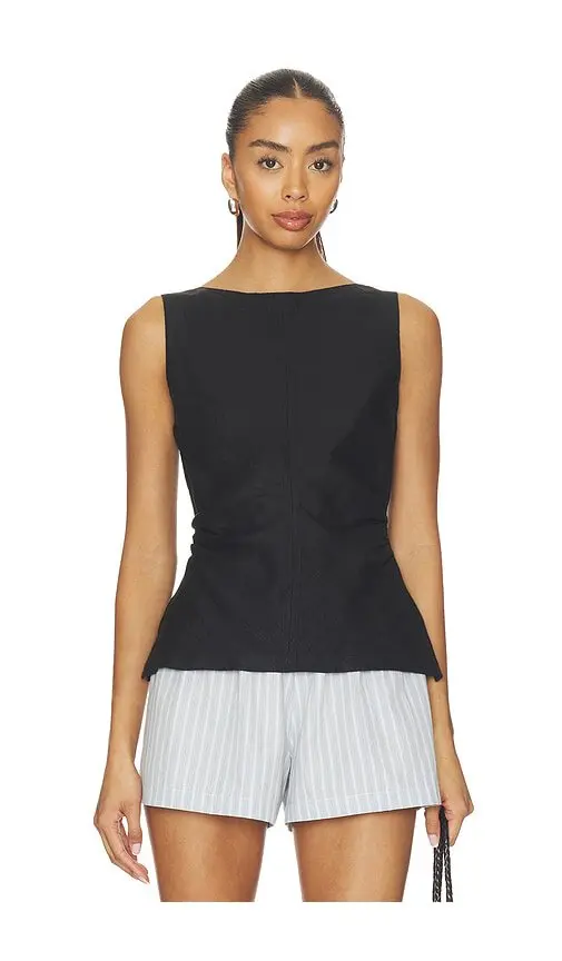 Madewell Linen Addison Top