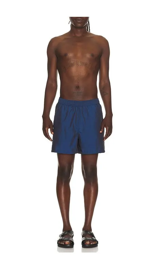 BATHER Iridescent Sapphire Swim Trunks