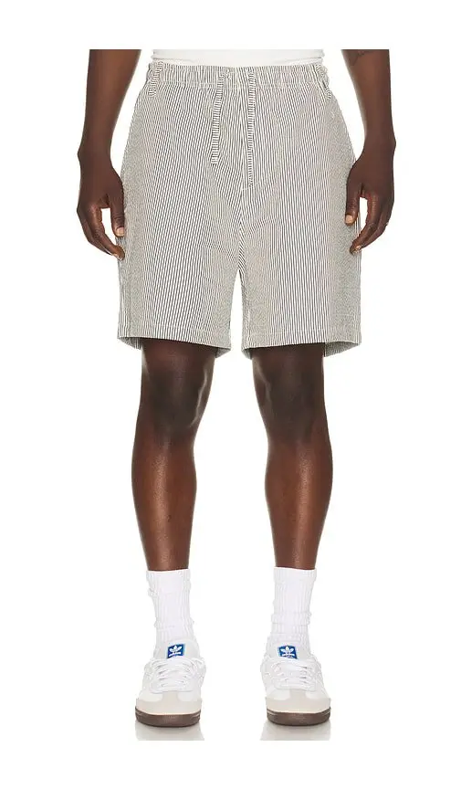 BATHER Pinstripe Leisure Short - Blue