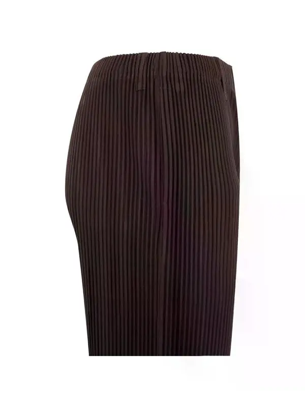 Issey Miyake Pleated Cropped Trousers