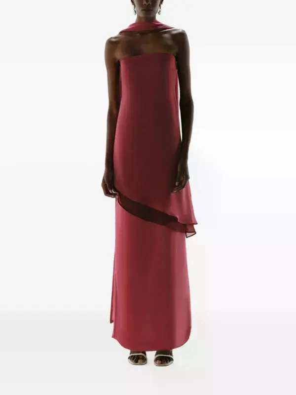 BAOBAB Strapless Scarf-detail Dress