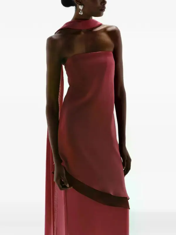 BAOBAB Strapless Scarf-detail Dress