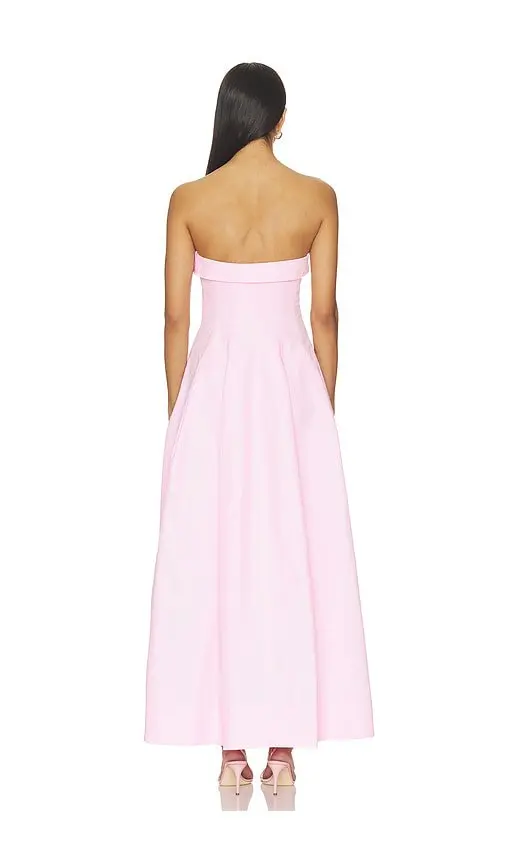 Simkhai Avril Cotton Bustier Dress - Pink
