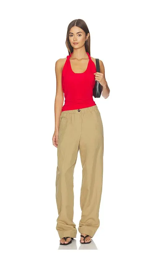 Helmut Lang Twist Dancer Top - Red