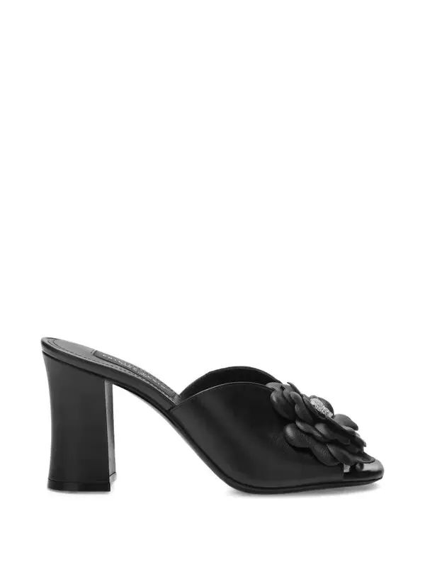 Philipp Plein Flower Sandals - Black