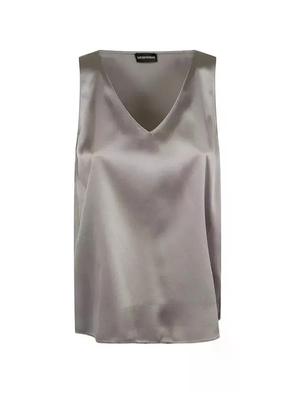 Emporio Armani Silk V-neck Top