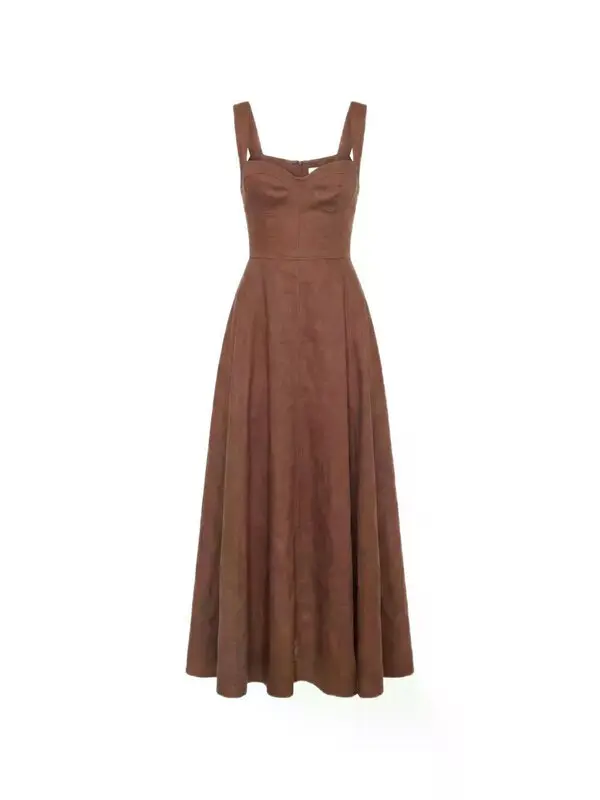 NICHOLAS Anya Maxi Dress - Brown