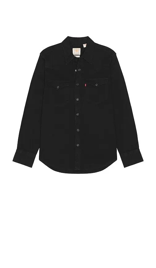 LEVI'S Barstow Western Standard Shirt In . Also - Black