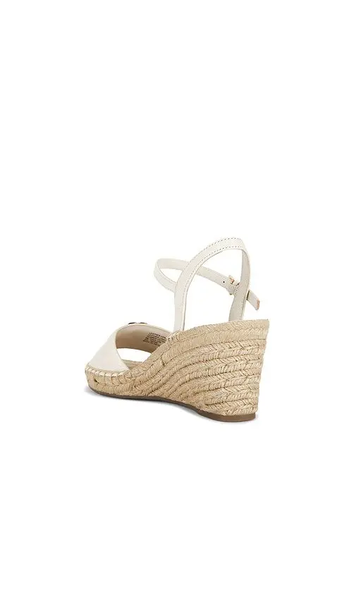 Tory Burch Eleanor Wedge Espadrille - Cream