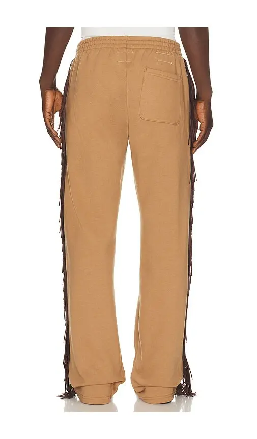 AUSTIN POST Fringed Straight Cut Pant