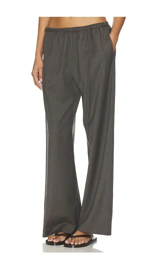 ST. AGNI Wool Blend Everyday Pants