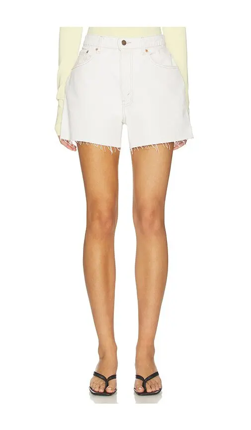 ALIGRACE Vintage Blanc Denim Shorts
