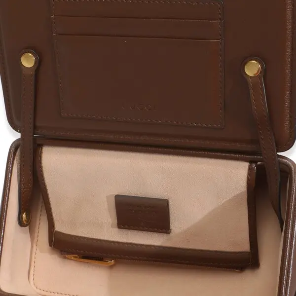 Gucci Gg Supreme Monogram Clasp Bag