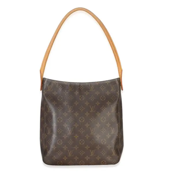 LOUIS VUITTON Monogram Canvas Looping Gm Shoulder Bag - Brown