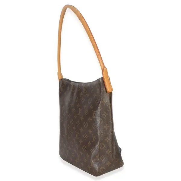 LOUIS VUITTON Monogram Canvas Looping Gm Shoulder Bag - Brown
