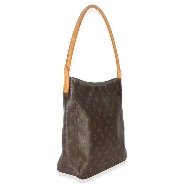 LOUIS VUITTON Monogram Canvas Looping Gm Shoulder Bag - Brown
