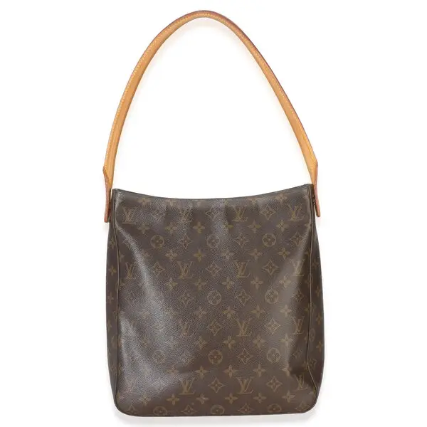 LOUIS VUITTON Monogram Canvas Looping Gm Shoulder Bag - Brown