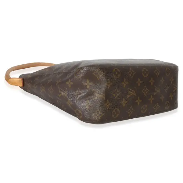 LOUIS VUITTON Monogram Canvas Looping Gm Shoulder Bag - Brown