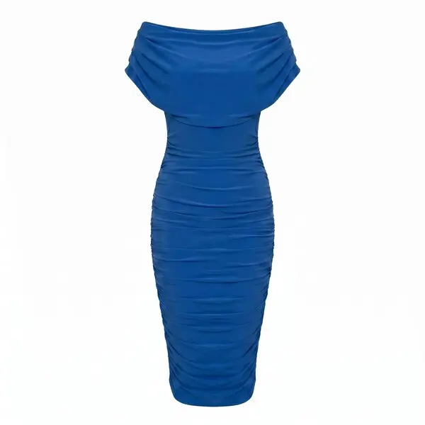 ATOM LABEL Oxygen Dress - Blue