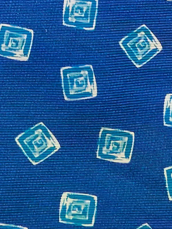 Kiton Geometric Print Textured Neck Tie