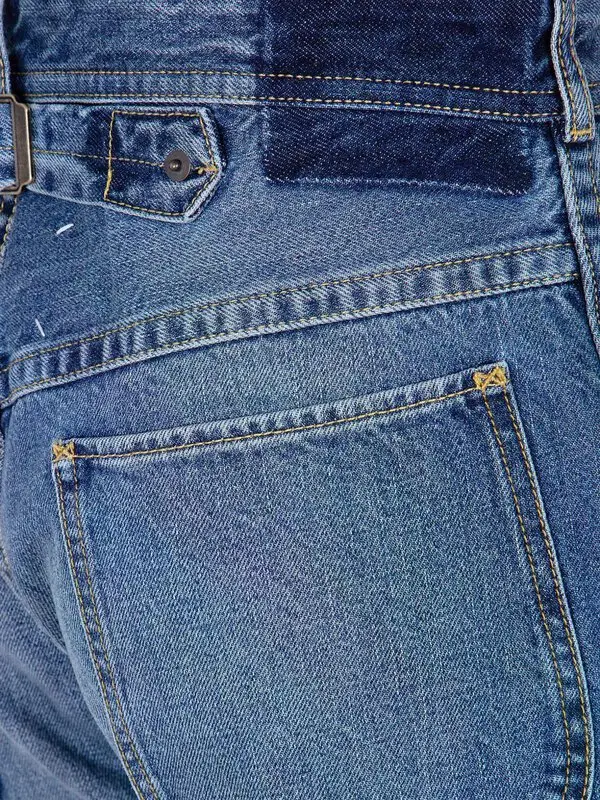 MAISON MARGIELA Buckled Cotton Jeans