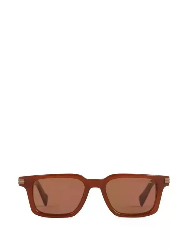 Zegna Square Frame Sunglasses - Orange