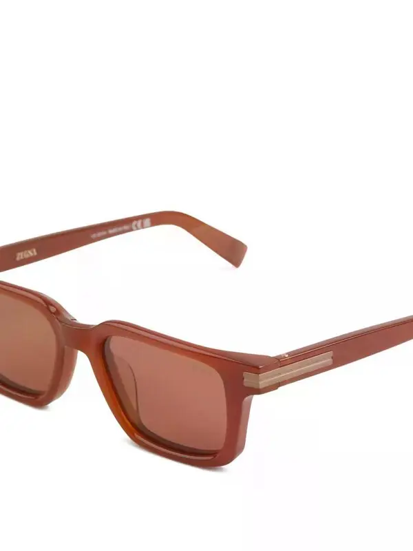 Zegna Square Frame Sunglasses