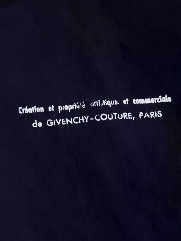 Givenchy Logo-print Cotton T-shirt - Blue