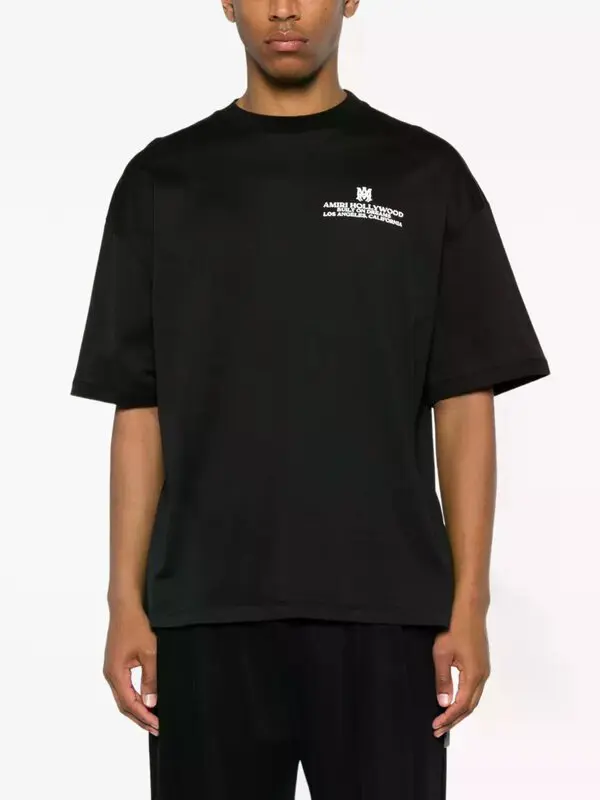 Amiri Built On Dreams Logo-print T-shirt - Black