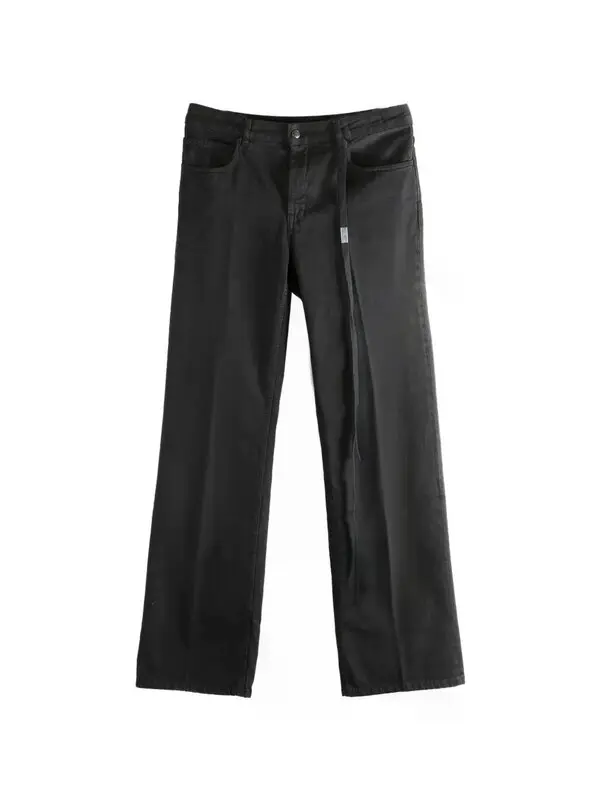 ANN DEMEULEMEESTER Pressed-crease Straight-leg Jeans