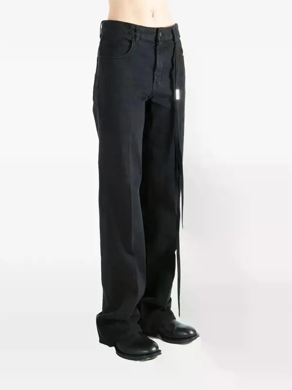 ANN DEMEULEMEESTER Pressed-crease Straight-leg Jeans
