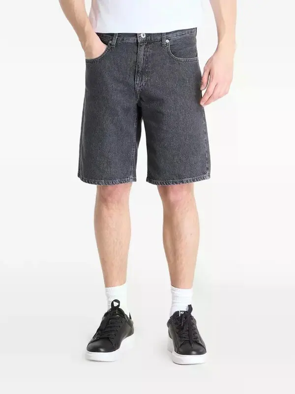 Karl Lagerfeld Logo Detail Denim Shorts