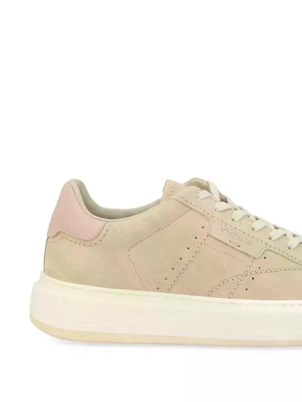 Woolrich Arrow Perforated Detail Panelled Sneakers - Neutrals