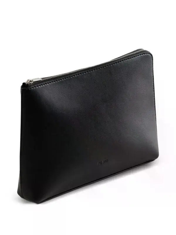 YU MEI Emily Leather Pouch - Black