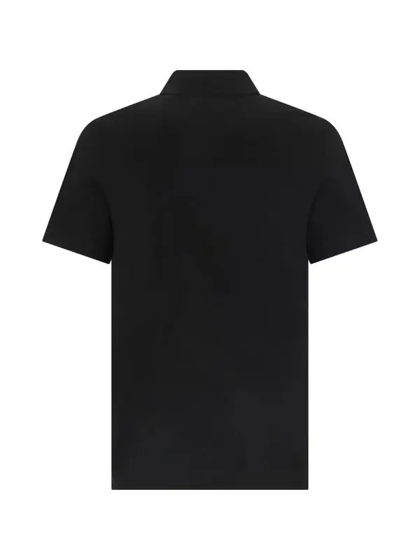 Gant Shield Logo-embroidered Polo Shirt - Black